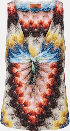 Missoni Top aus H&auml;kelstrick