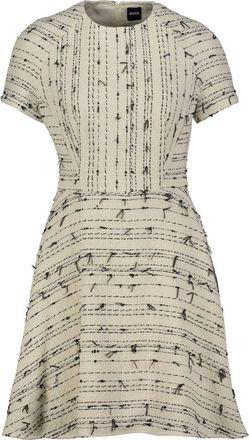 BOSS Damen Tweedkleid mit Baumwolle DATRNI