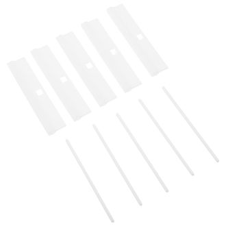 Angoily 20 St&uuml;ck PVC Ersatz Lamellenhalter f&uuml;r Vertikaljalousien 89mm Befestigungshalter f&uuml;r Lamellenjalousien Reparaturset f&uuml;r Fensterjalousien Einfache Mont