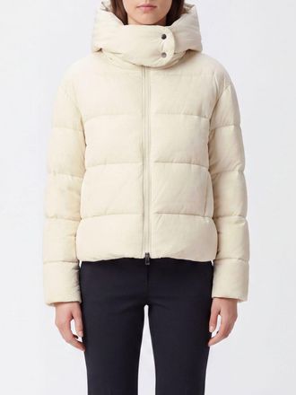 Pinko Giza kurze, gesteppte Nylon-Daunenjacke mit Stehkragen und Love Birds-Logo