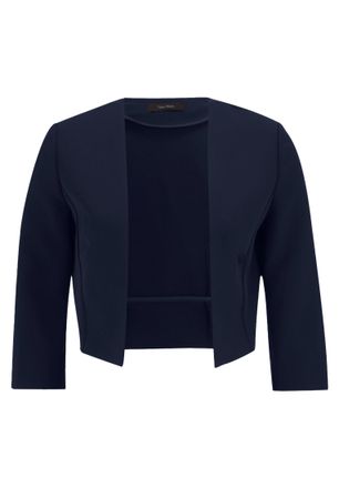 Vera Mont Damen Bolero-Jacke mit Kellerfalten Night Sky,46