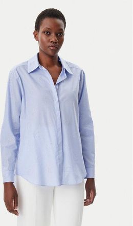 Lola Casademunt Hemd LS2515014 Blau Regular Fit