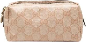 Gucci Pochette Pre-owned - Femme - Pre-owned - Beige - Taille: ONE Size