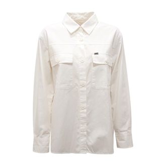 Sun 68 Femme, Blouses et Chemises, Blanc, Taille: 42 FR J34201 Overshirt