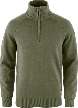 Fj&auml;llr&auml;ven Herren &Ouml;vik Lite Half Zip Sweatshirt, Laurel Green, L