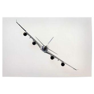 artboxONE Poster 45x30 cm Sport Airbus A340-600 hochwertiger Design Kunstdruck - Bild Flugzeug Fliegen Flieger