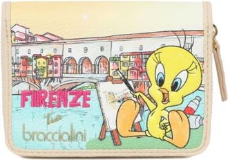 Braccialini Femme, Accessoires, Multicolore, Taille: ONE Size Cartoline LT Small Wallet