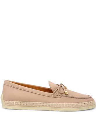 Tod's Loafer mit Schleifendetail - Nude