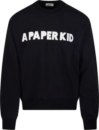 A Paper Kid sweat à logo - Noir