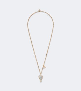 Sydney Evan Collier Hot Air Balloon and Cloud en or 14 ct, aigue-marine et diamants