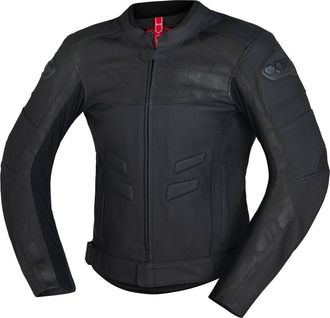 IXS Motorradjacke RS-600 2.0 Motorrad Lederjacke R&uuml;ckenprotektor enthalten,herausnehmbares Innenfutter