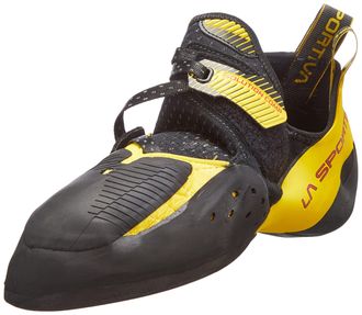 La Sportiva M Solution Comp Gelb-Schwarz - Funktionaler schmaler Herren Kletterschuh, Größe EU 34 - Farbe Black - Yellow