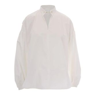 Max Mara Femme, Blouses et Chemises, Blanc, Taille: 38 FR Ginnasta Blouse