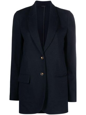 Brunello Cucinelli Einreihiger Blazer - Blau