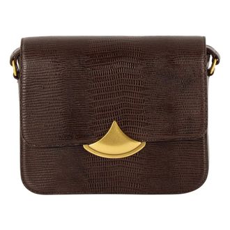 Sessun Sac Diviluz E Cuir Emboss&eacute; L&eacute;zard Sess&ugrave;n
