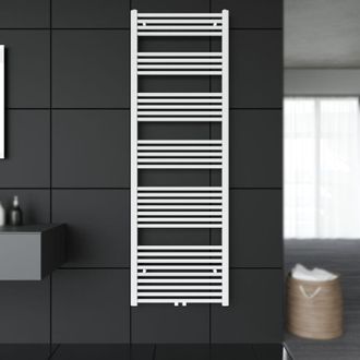 Sonni Handtuchtrockner Bad Badheizkörper Heizkörper Mittelanschluss Handtuchwärmer Weiß 1800x600mm - Sonni