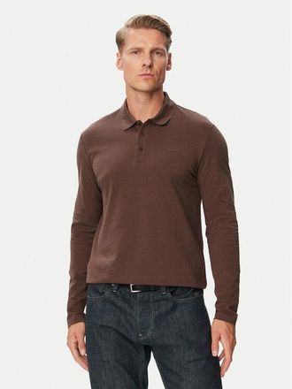 HUGO BOSS Poloshirt Donoslong 50547358 Braun Regular Fit