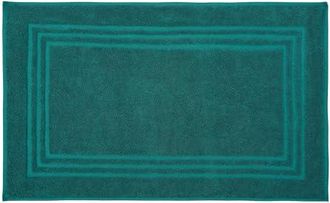 Kleine Wolke Frottier-Vorleger Lodge 3009683207, Ma&szlig;e: 50x 80 cm, Smaragd, 100% Baumwolle