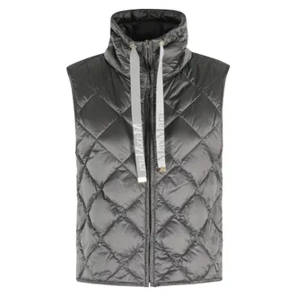 Max Mara Femme, Vestes, Gris, Taille: 34 FR Tregic Quilted Vest
