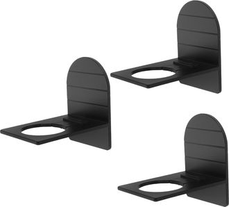 Lurrose 3st&uuml;cke Aufbewahrungsset F&uuml;r Badezimmerflaschen Wandmontierter Dusch-Organizer Zum Aufh&auml;ngen Metallhalter F&uuml;r Shampoo Wandhalter F&uuml;r Fl&uuml;ssigseife Flas