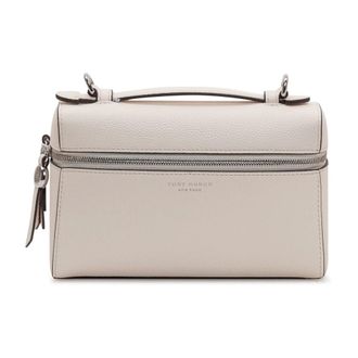 Tory Burch Femme, Sacs, Beige, Taille: ONE Size Slim Romy Top Handle Bag