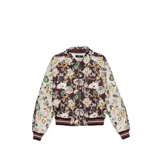 Amiri Floral-embroidered Bomber Jacket