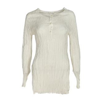 P.A.R.O.S.H. Bluse - - Blouses & Shirts - Damen - Wei&szlig; - M
