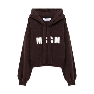 Msgm Hoodies - - Sweatshirts & Hoodies - Damen - Braun - S