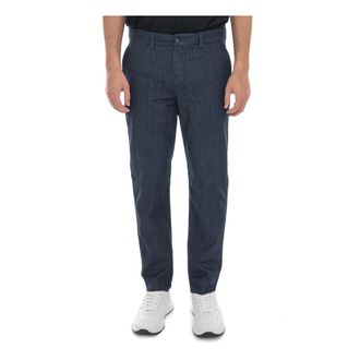 Harmont & Blaine Homme, Pantalons, Bleu, Taille: 3XL Chinos en denim coupe &eacute;troite