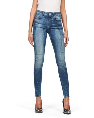 G-Star RAW Damen 3301 High Skinny Jeans, Mehrfarben (medium indigo aged D05175-8968-6028), 25W / 32L
