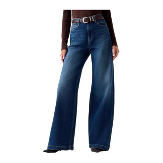 Guess Bellagio Wide Jeans - Femme - Jeans - Bleu - Taille: W25