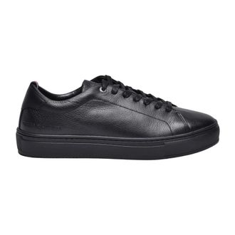 Tommy Hilfiger Premium Cupsole Grained - - Shoes - Herren - Schwarzk - 40 EU