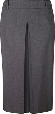Herno jupe mi-longue à design plissé - Gris