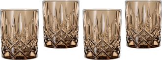 Nachtmann Whisky Gl&auml;ser, 4-teiliges Set, 295 ml, Tobacco, Noblesse, 104246B, Tumbler aus Kristallglas, Whiskygl&auml;ser sp&uuml;lmaschinenfest