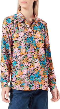 Ichi Damen IHVERA SH11 Bluse, 201341/Pink Multi Flower, 38