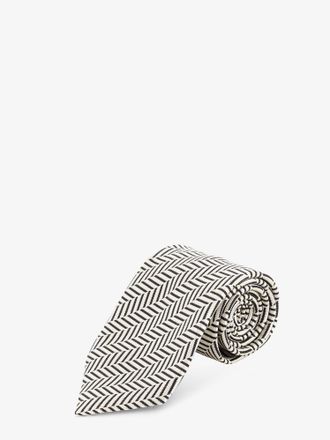 Tom Ford Silk tie with geometric pattern - TOM FORD - gender_Man