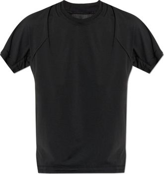 Yohji Yamamoto Femme, Tops, Noir, Taille: 40 FR T-shirt &agrave; bords francs
