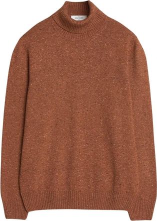 Gran Sasso Ciclista Rollkragenpullover - - Knitwear - Herren - Braun - M