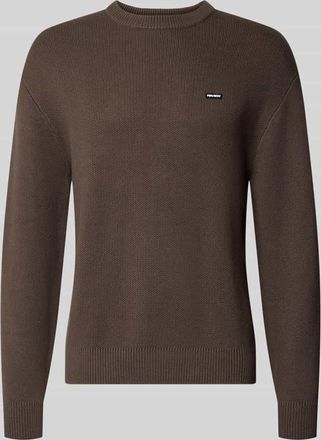 Review Relaxed Fit Strickpullover aus reiner Baumwolle