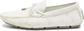Louis Vuitton Driver Monogram Antarctica Loafer - Wei&szlig;
