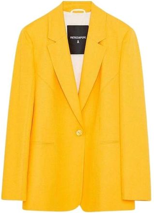 Patrizia Pepe Femme, Vestes, Orange, Taille: 42 FR Blazer