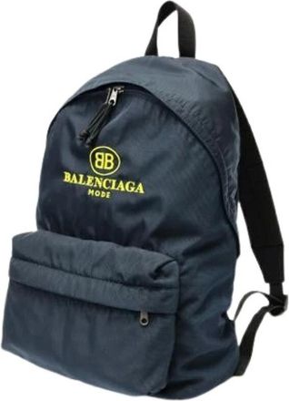 Balenciaga unisex, Pre-owned, Bleu, Taille: ONE Size Sac &agrave; dos Vintage en Nylon Pre-owned