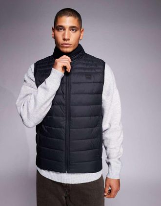 Boss Orange by Hugo Boss Boss Orange - Odeno - Doudoune sans manches l&eacute;g&egrave;re coupe ajust&eacute;e - Noir