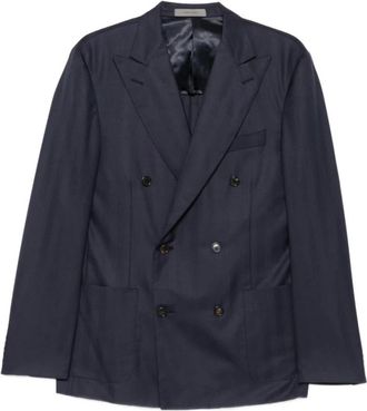 Corneliani Homme, Vestes, Bleu, Taille: XL Veste crois&eacute;e