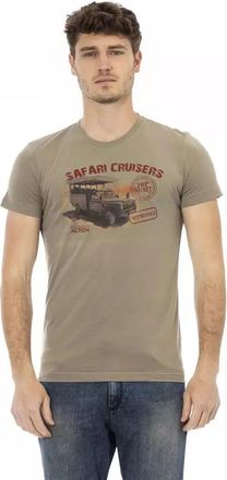 Trussardi Homme, Tops, Vert, Taille: 2XL Action T-shirt