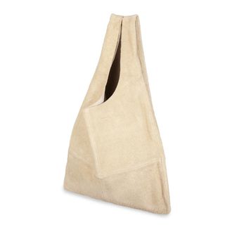 Cortana Schultertasche aus geb&uuml;rstetem Wildleder - - Bags - Damen - Beige - ONE SIZE