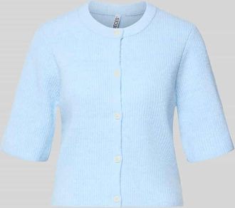 Pieces Boxy Fit Strickjacke aus Rippstrick Modell SILLY