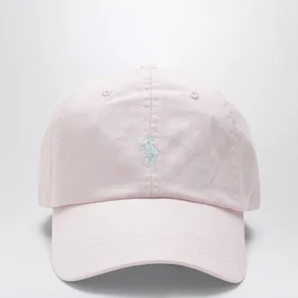 Polo Ralph Lauren Hellrosa Baseballkappe mit Logo