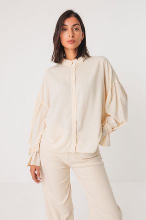 SKFK Damen vegan Hemd Lone Model Beige