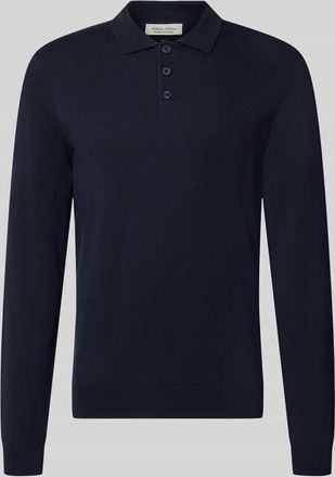 Casual Friday Regular Fit Strickpullover aus Baumwoll-Mix mit Kaschmir-Anteil